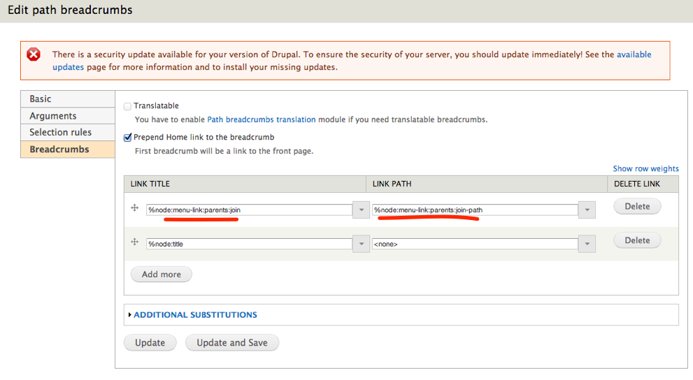 Getting parent item into breadcrumb [#1945380] | Drupal.org